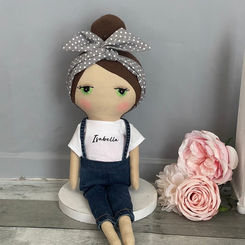 Personalized Rag Doll - Etsy