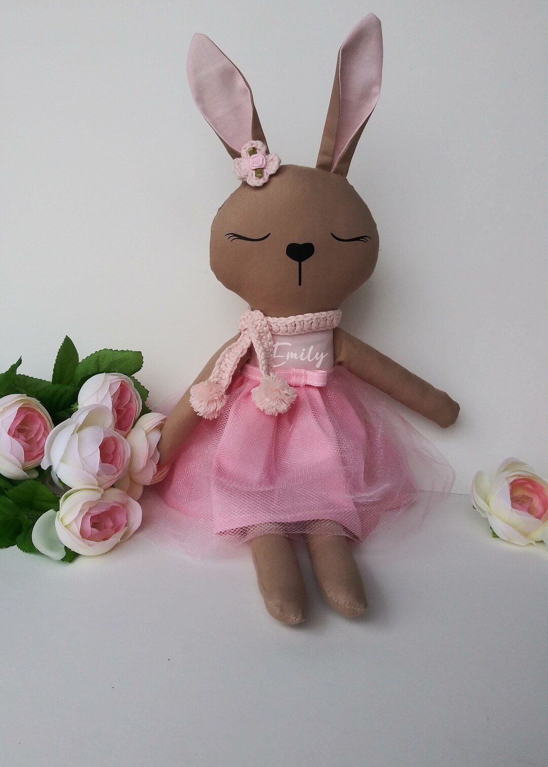 Rabbit Handmade Doll, Stuffed Toy, Plush Rabbit,bunny Stuffed Animal ...