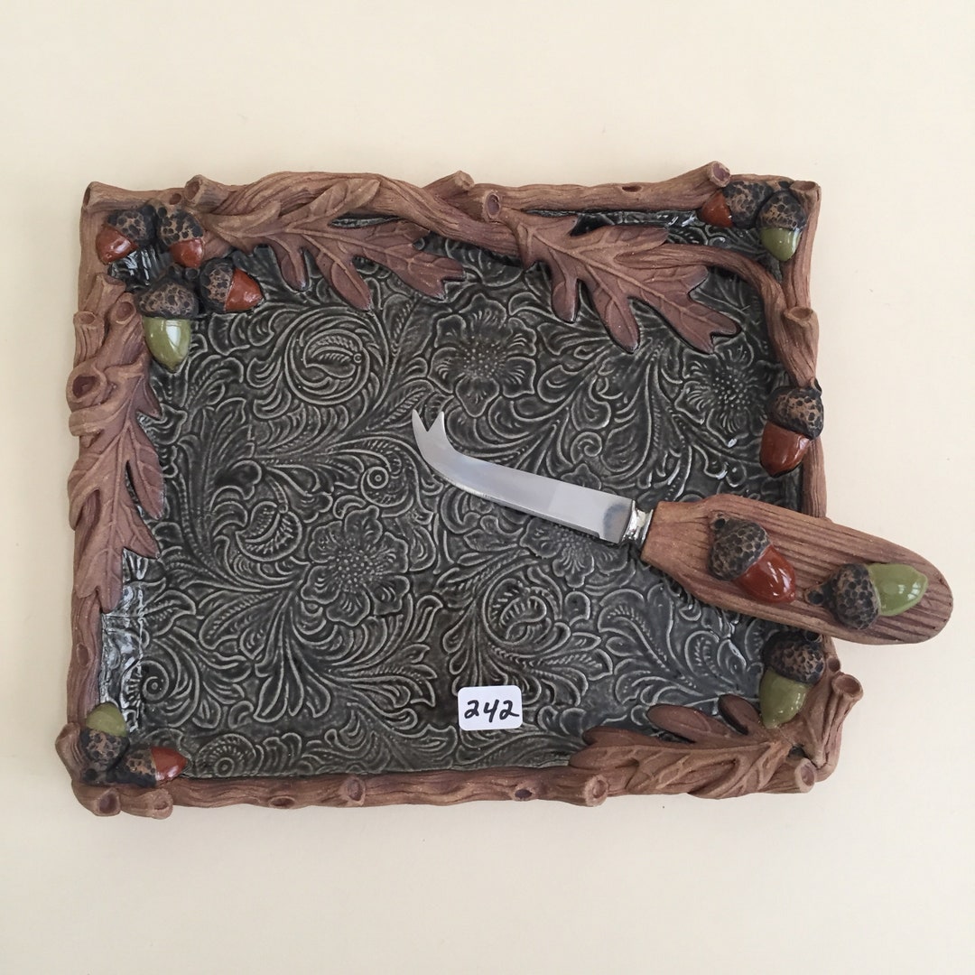 Oak an Acorn Tray by Susan Wechsler - Etsy