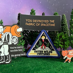 Outer Wilds Inspired Enamel Pin, Patch, Decal Sticker, and Magnet Set - Etsy