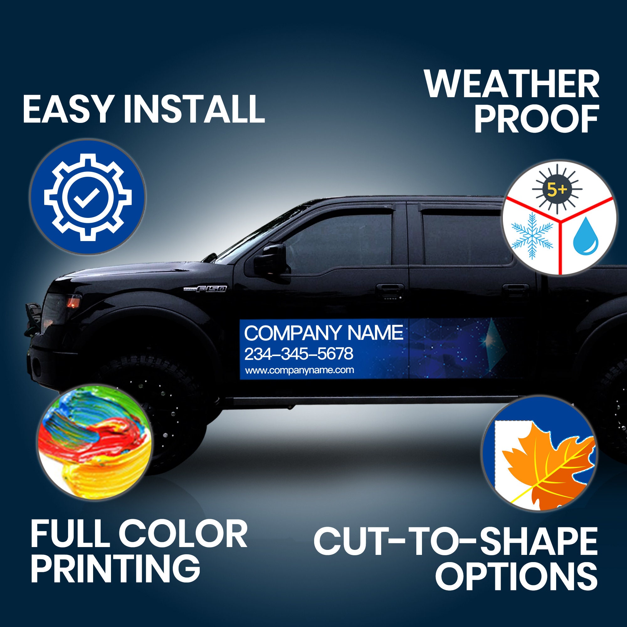 Custom Car Decal – Personalized Vinyl Stickers for Auto, Truck, Boat - Etsy