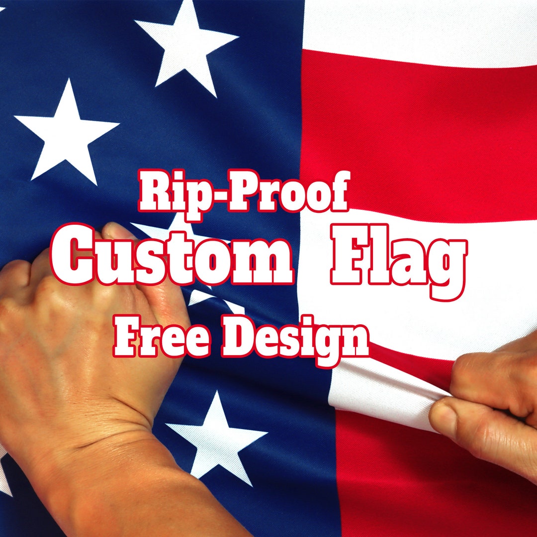 Custom Flag Rip-proof Fabric Double-sided Printing for Advertising ...