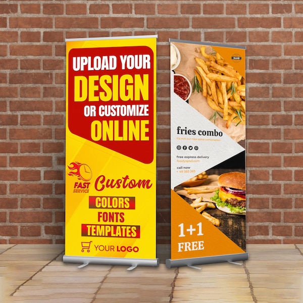 Pull up Sign Banners - Etsy
