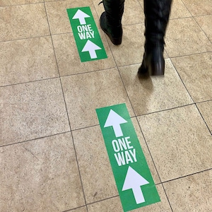 Custom Vinyl Floor Decal – Waterproof Business Signage - Etsy