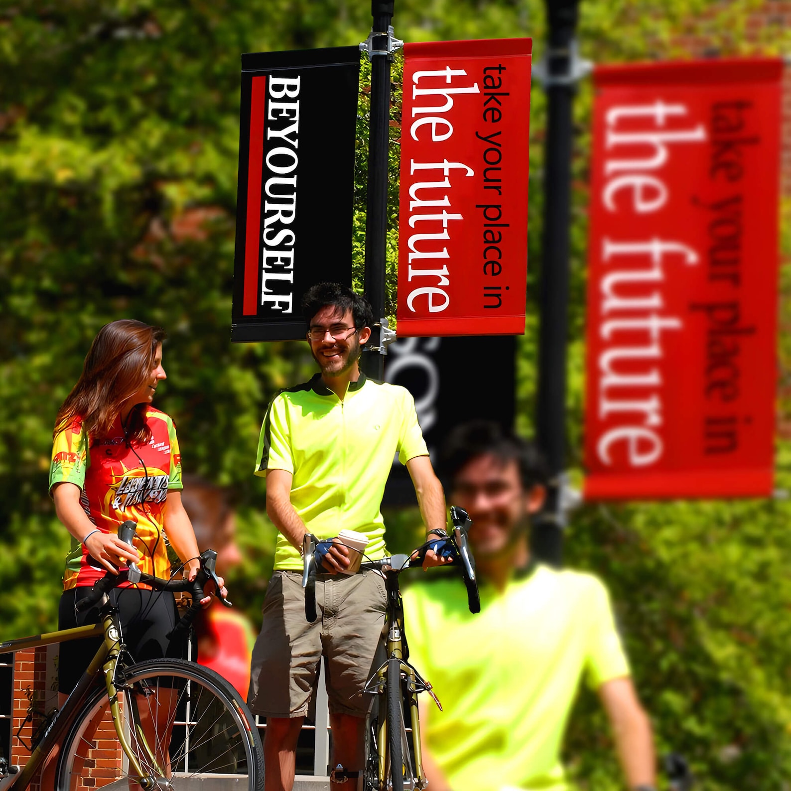 Custom Double Sided Pole Banner – Street Light Sign, Event Advertising ...