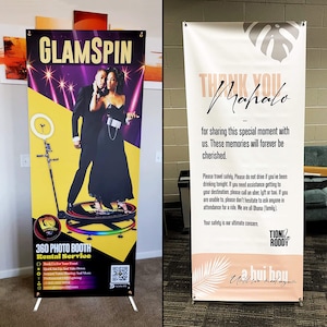 Custom X-stand Banners 18oz Vinyl Adjustable Business Banner Sign ...