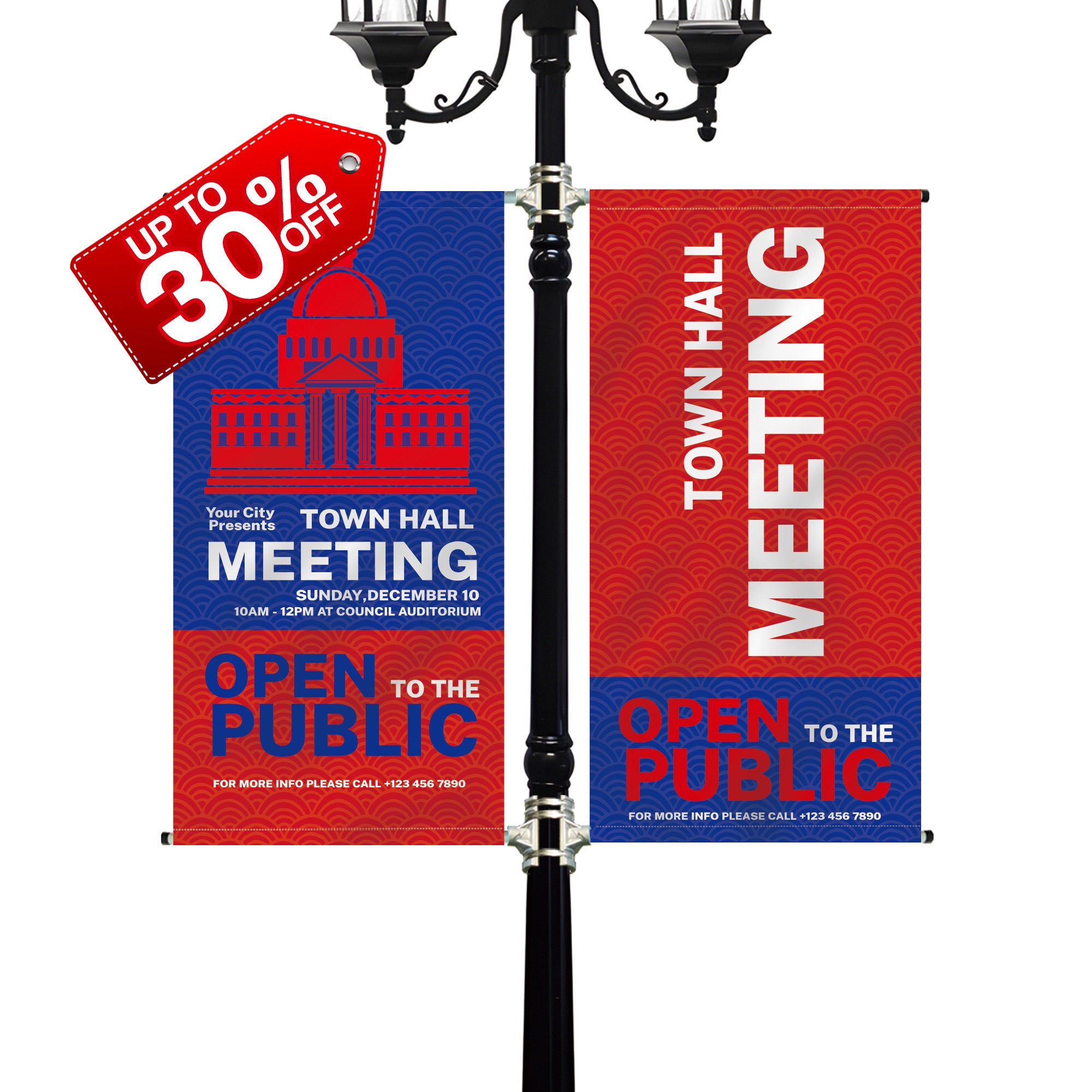 Custom Light Pole Flags Durable Street Pole Banners: Choosing The