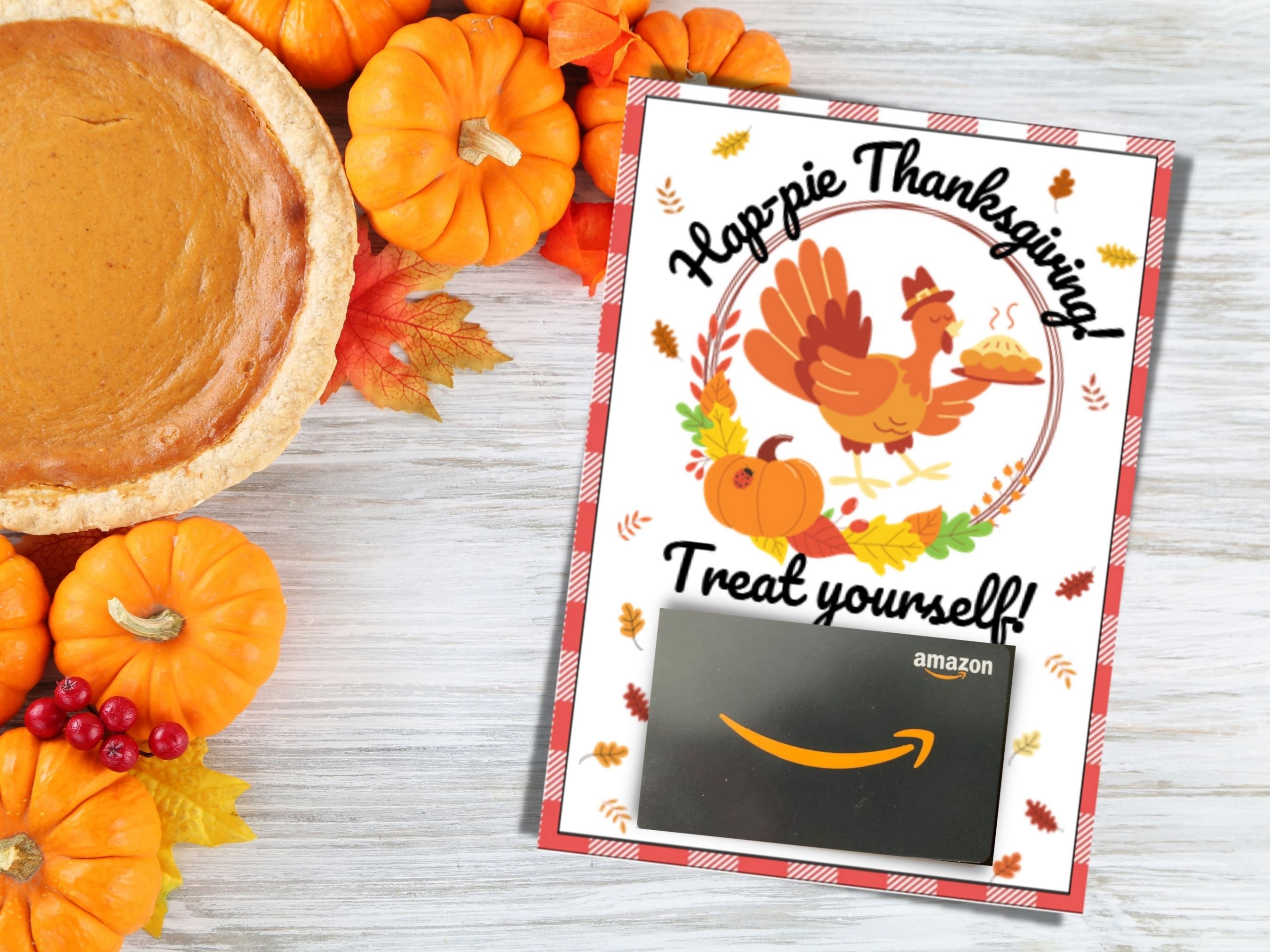 Printable Thanksgiving Gift Card Holder Teacher Thanksgiving - Etsy