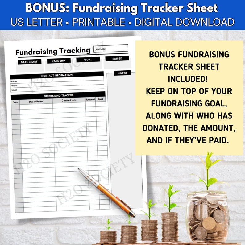 Editable Baseball Calendar Fundraiser Template, Pick a Date to Donate ...