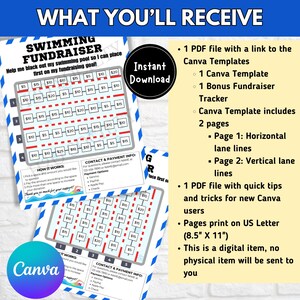 Swim Fundraiser, Color My Pool, Fundraiser Flyer, Team Fundraiser, Swim ...
