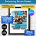 Swimmer Photo Collage, Senior Poster, Senior Night Graduation Gift ...