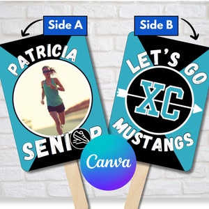 Editable Cross Country Poster, Senior Fan, Cross Country Gift, Senior ...