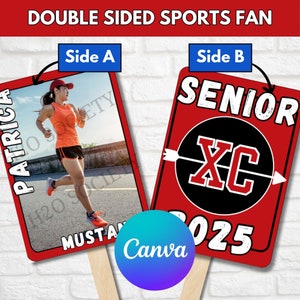 Editable Cross Country Poster, Senior Fan, Cross Country Gift, Senior ...