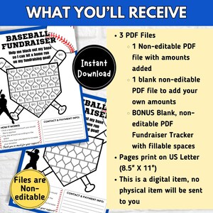 Baseball Fundraiser, Color My Base, Fundraiser Flyer, Team Fundraiser ...