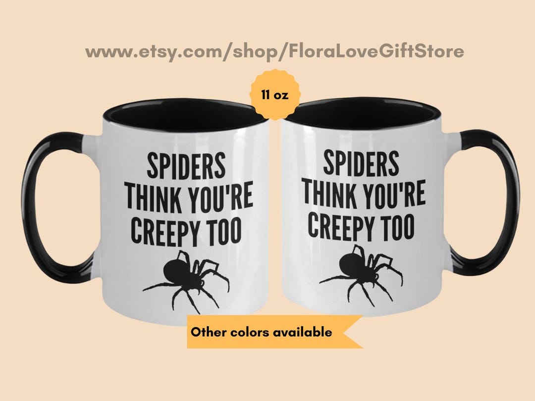 Funny Spider Gif Mug for Spider Lover Coffee Cup Funny Gift for Spider ...