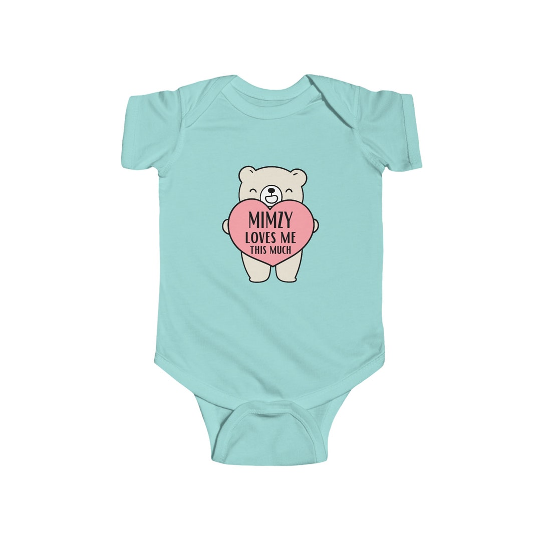 Mimzy Loves Me This Much Infant Fine Jersey Bodysuit, Mimzy Baby Gifts ...
