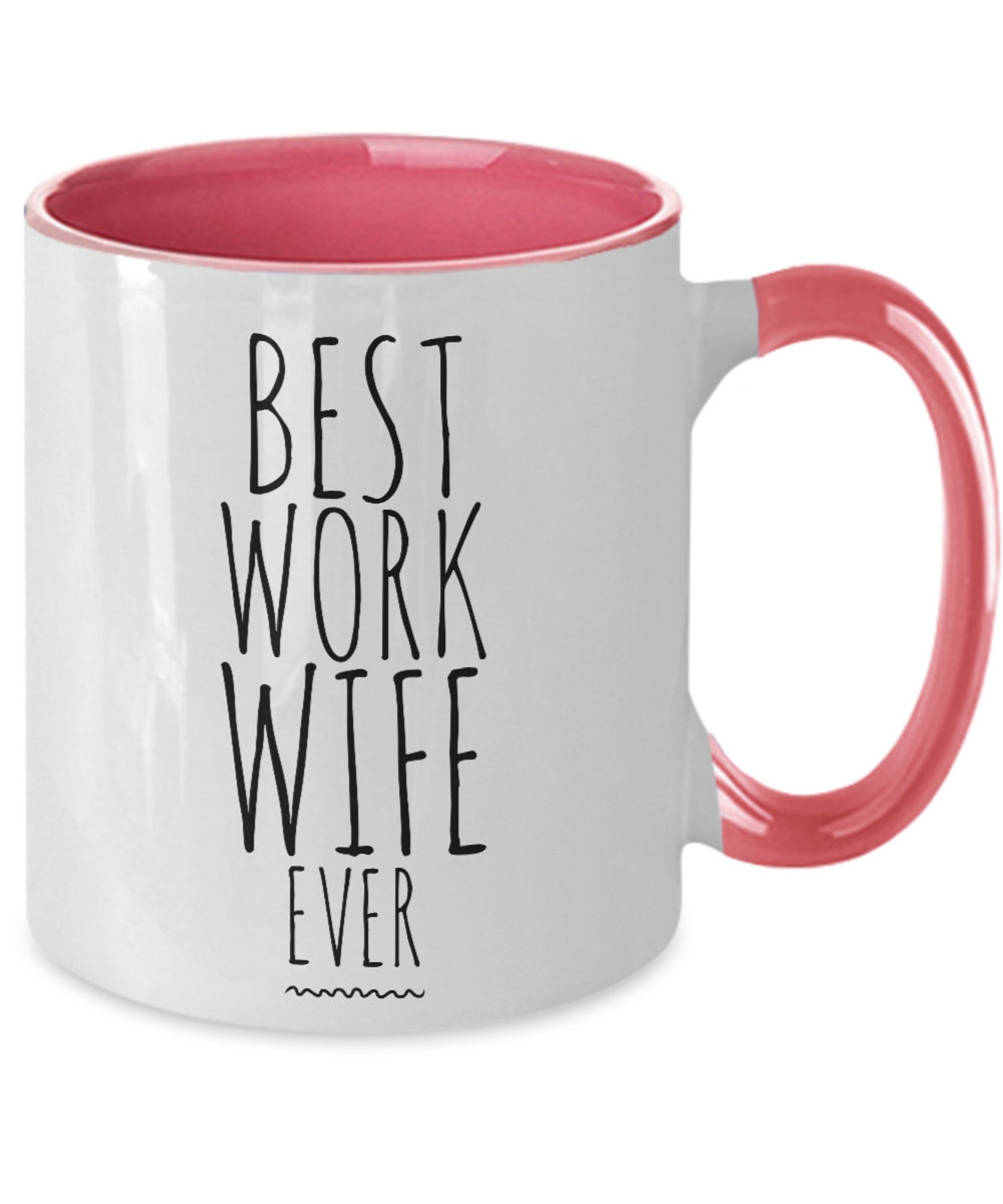 Best Work Wife Ever Mug Gift for Coworker Birthday Gift - Etsy
