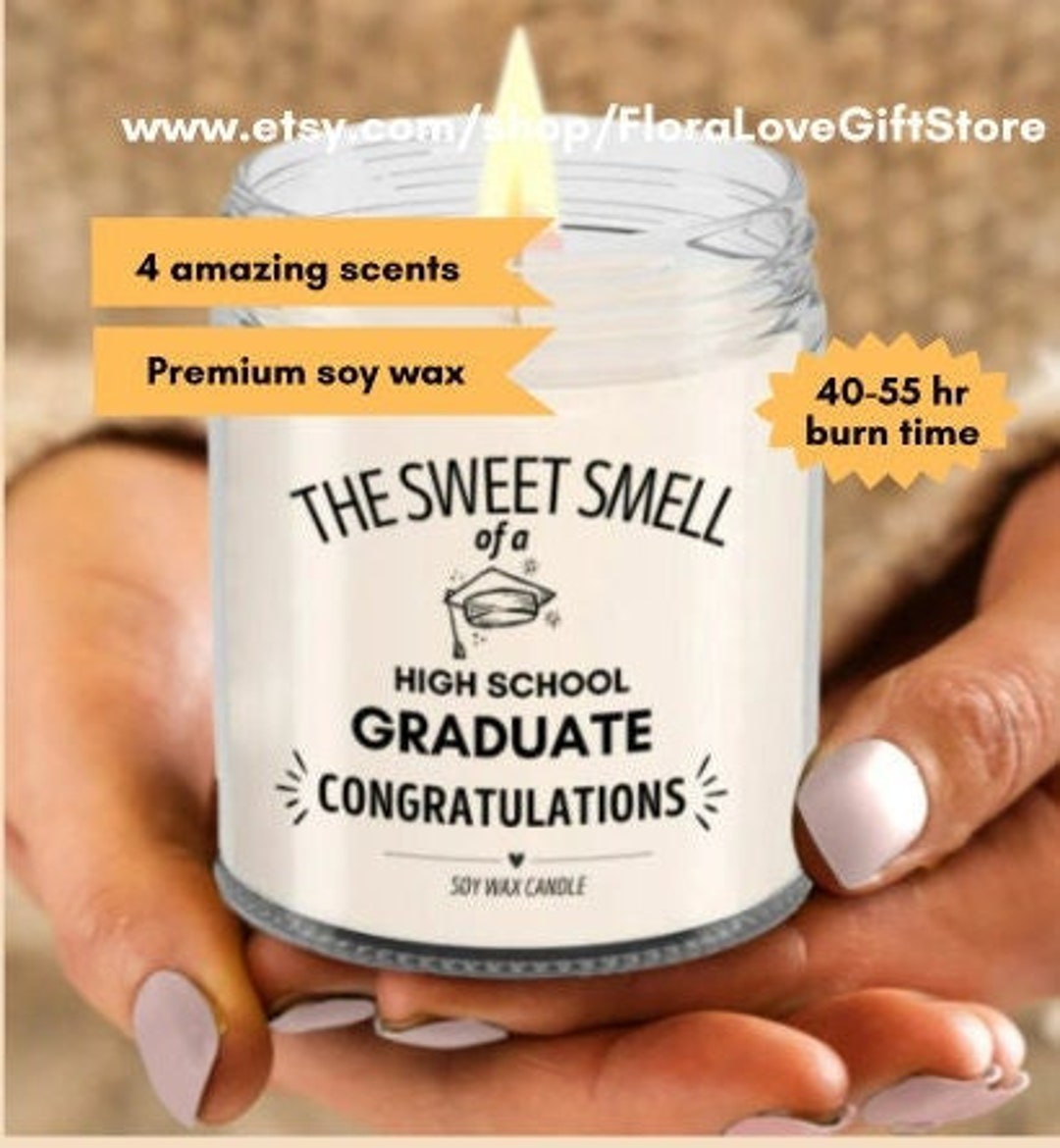 High School Graduation Gift Candle for Graduation Presents High School ...