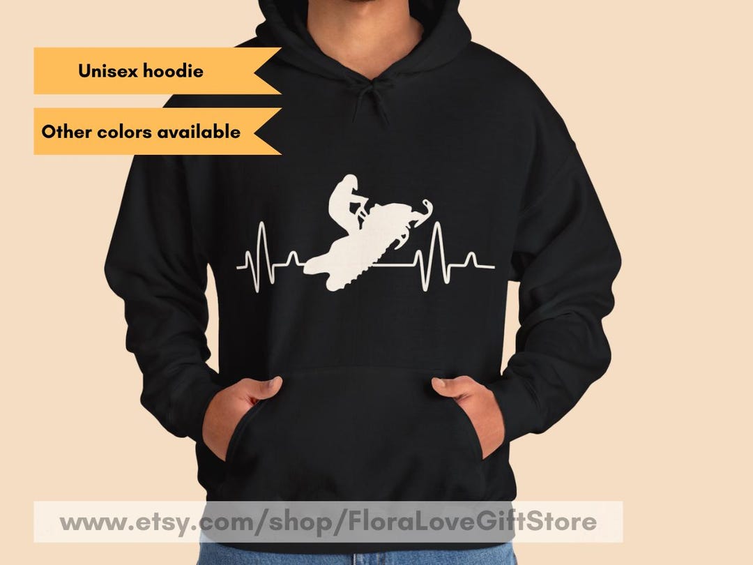 Snowmobile Hoodie Snowmobile Lover Gift Snowmobiling Hooded Sweater ...