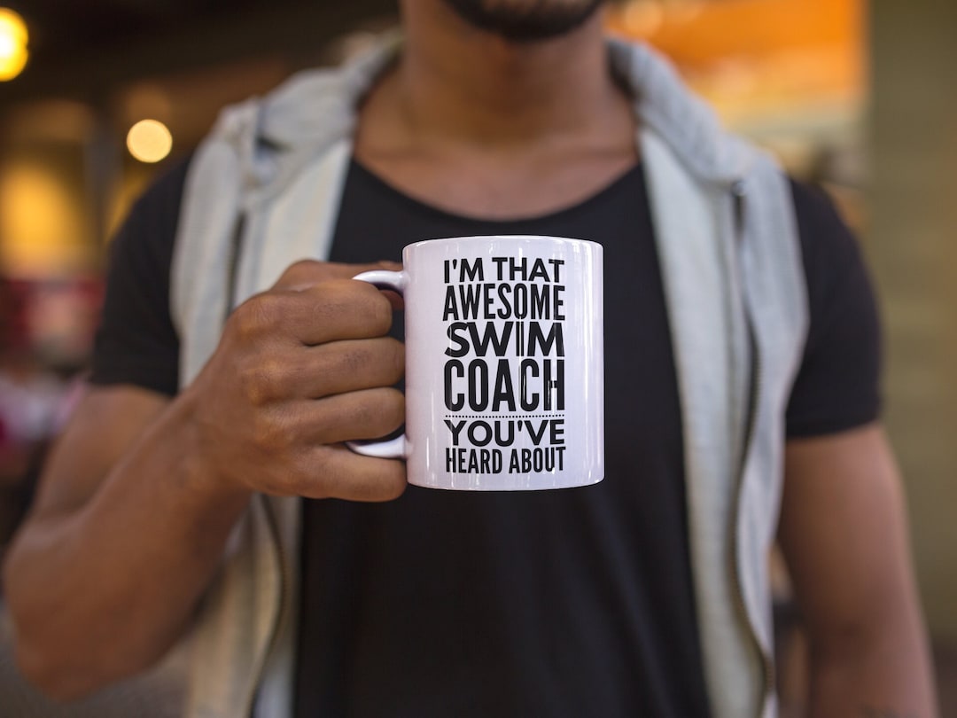 Swim Coach Gift, Swim Coach Mug, Funny Gift for Swimming Teacher ...