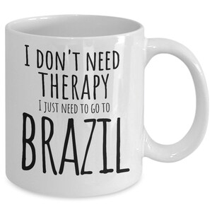 Brazil Mug, Love Brazil Coffee Cup, Gift for Brazilian, Home is Brazil ...