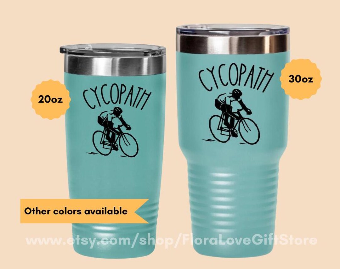 Funny Cyclist Gift for Cyclist, Love My Bicycle, Insulated Tumbler for ...
