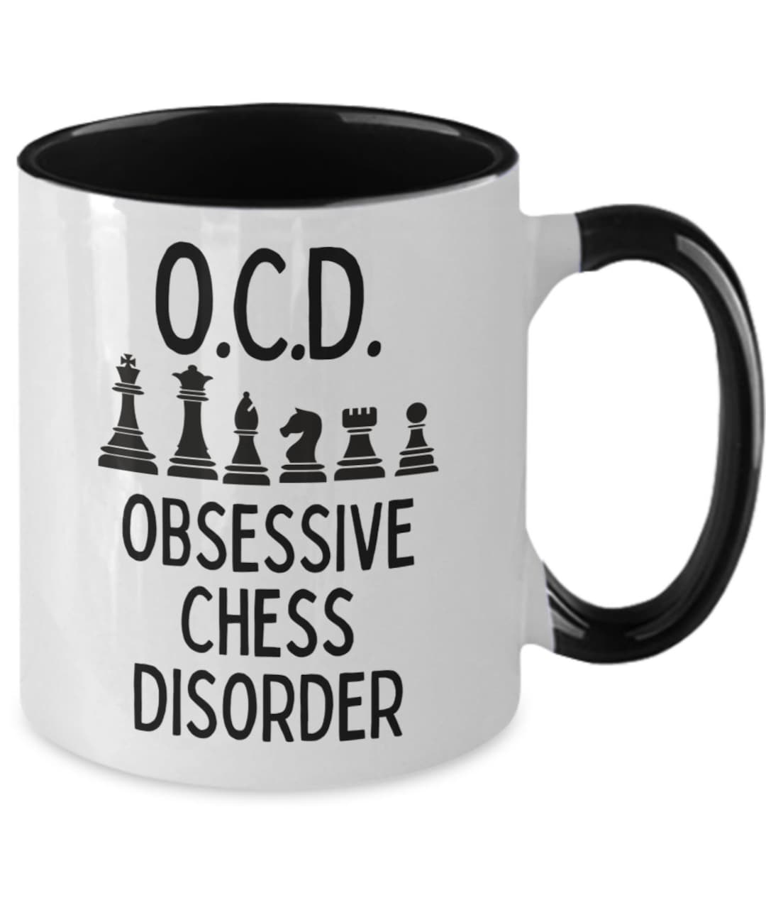 Chess Mug, Ocd Chess Player Gift, Chess Player Coffee Cup, Gift for ...