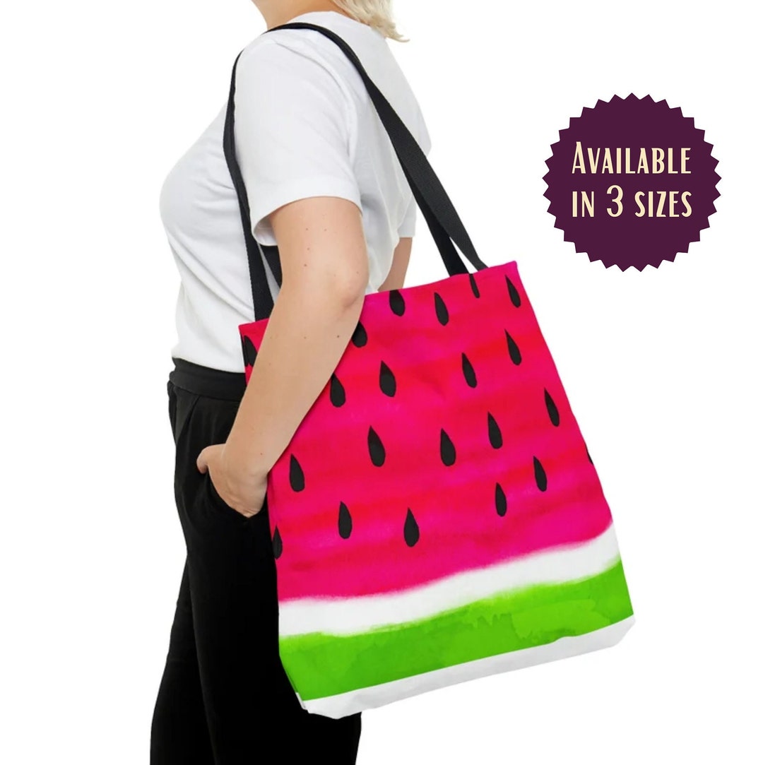 Watermelon Tote Bag, Watermelon Lover Gift, Watermelon Gift, Spring ...