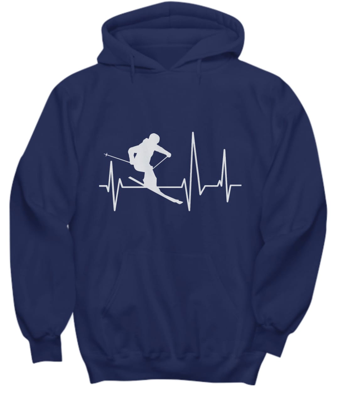 Skiing Hoodie, Love to Ski Hooded Sweater, Skiing Gift Ideas, Ski ...