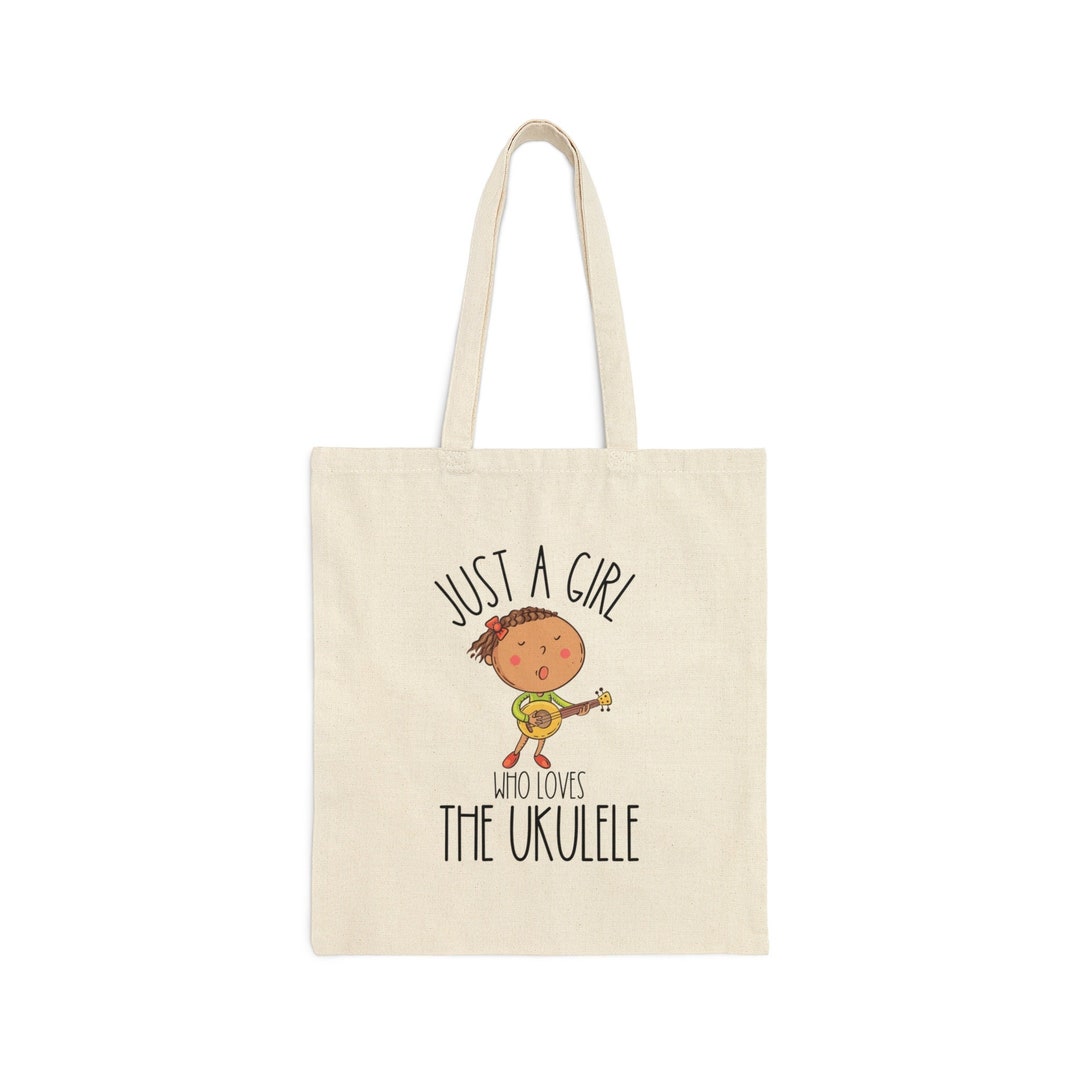 Ukulele Player Gift, Ukulele Tote Bag, Just a Girl Who Plays the ...