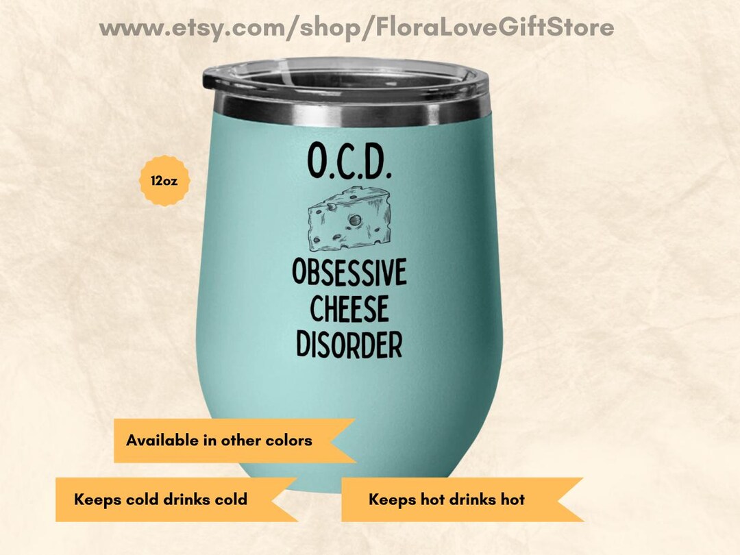 Cheese Lover Wine Tumbler Cheese and Wine Gift Funny Cheese Lover ...