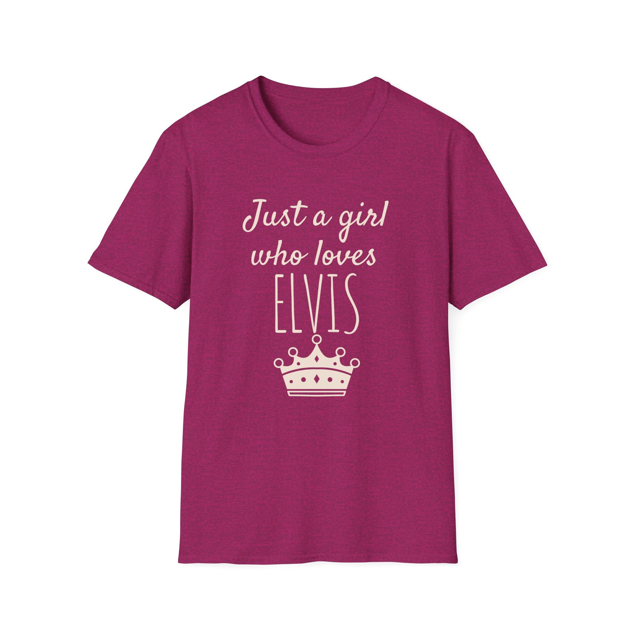 Elvis Fan Gift for Her Elvis Super Fan Tshirt Just a Girl Who Loves ...