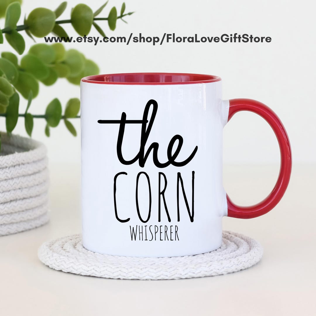 Corn Lover Gift, I Love Corn Mug, Cute Corn Ceramic Mug, Corn on the ...