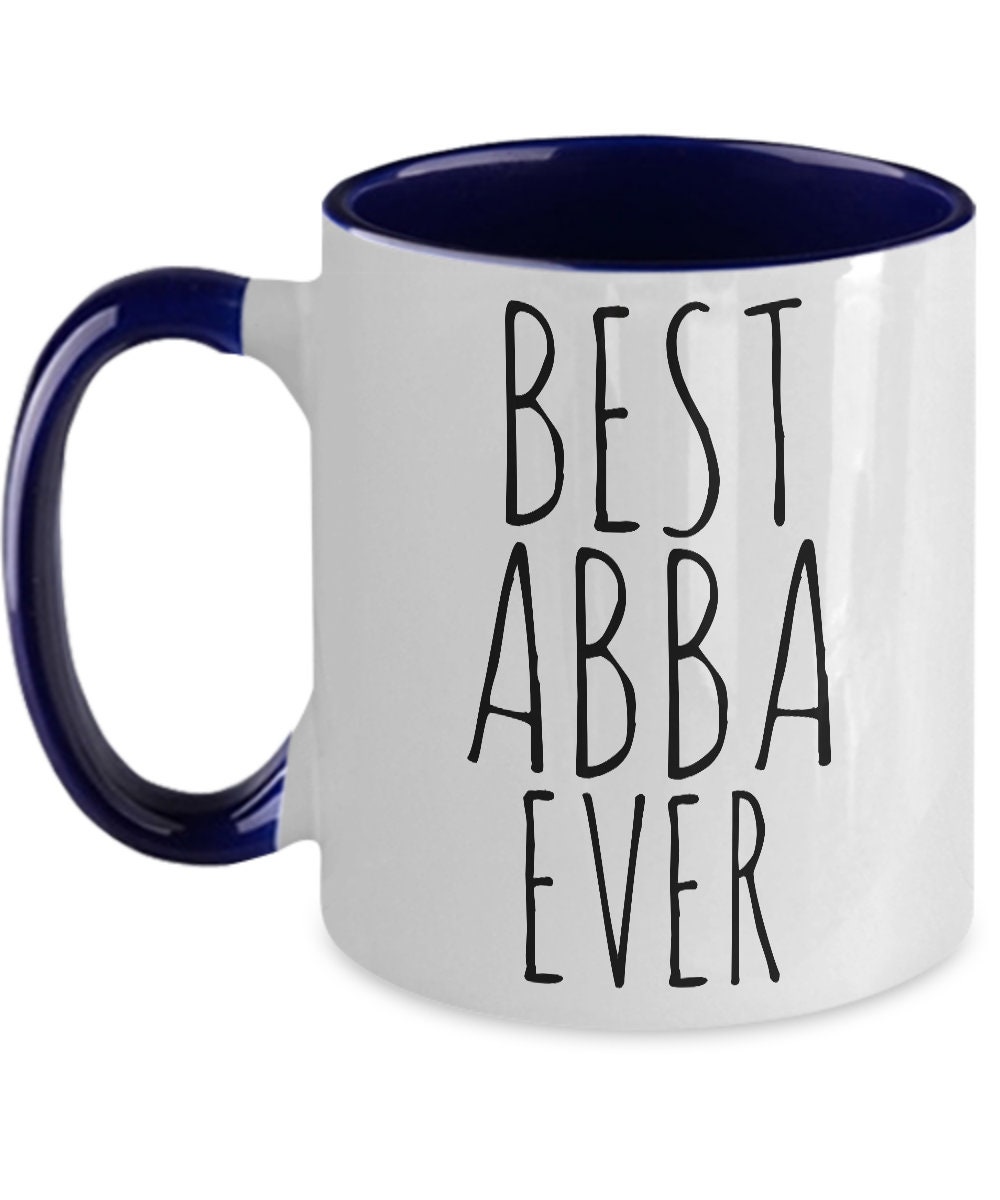 Abba Coffee Cup Best Abba Ever Mug Yiddish Dad Coffee Cup | Etsy