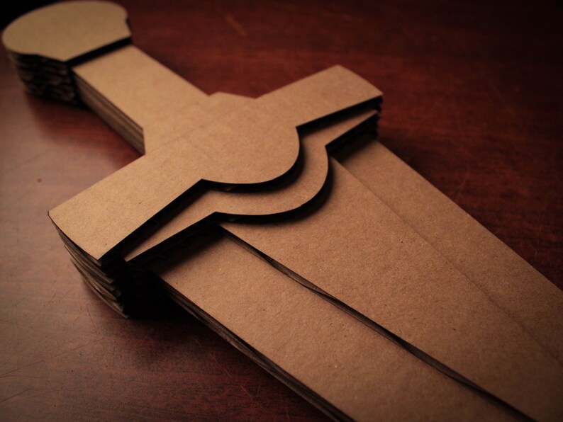 Scalepiercer Short Sword || PDF Printable Pattern Cardboard Sword, Toy ...