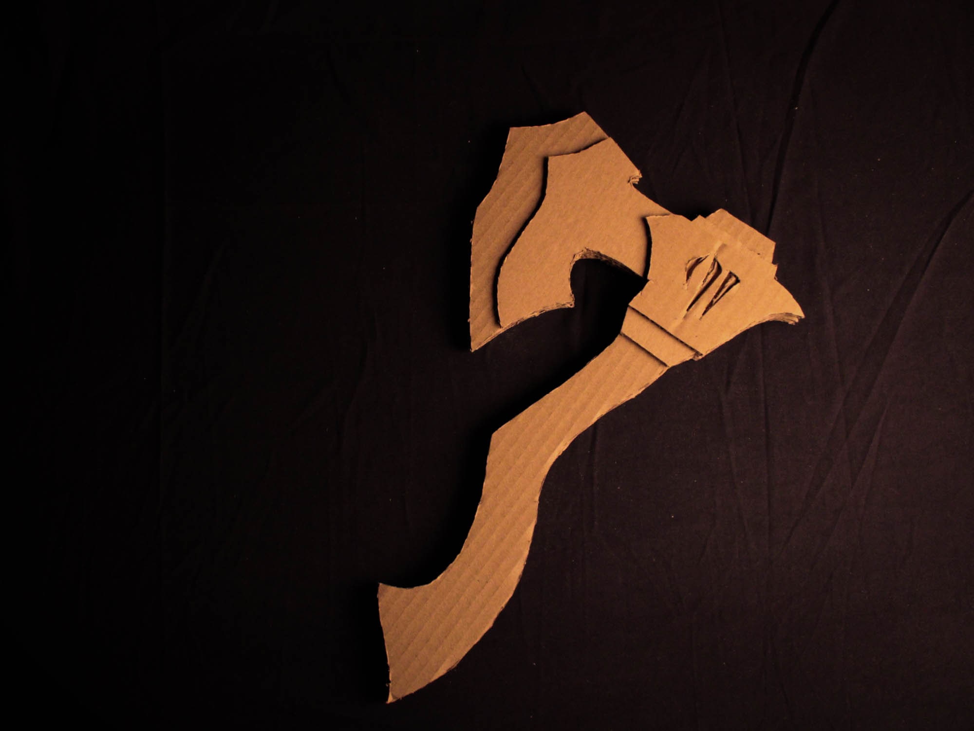 Goblin Choppa || PDF Printable Pattern Cardboard Axe, Recyle DIY Craft ...