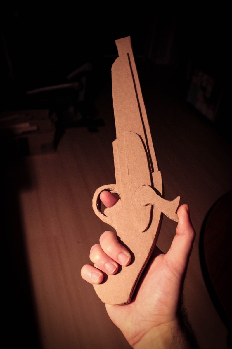 Landlubber Flintlock PDF Printable Pattern Cardboard Pewpew, Toy Pirate ...