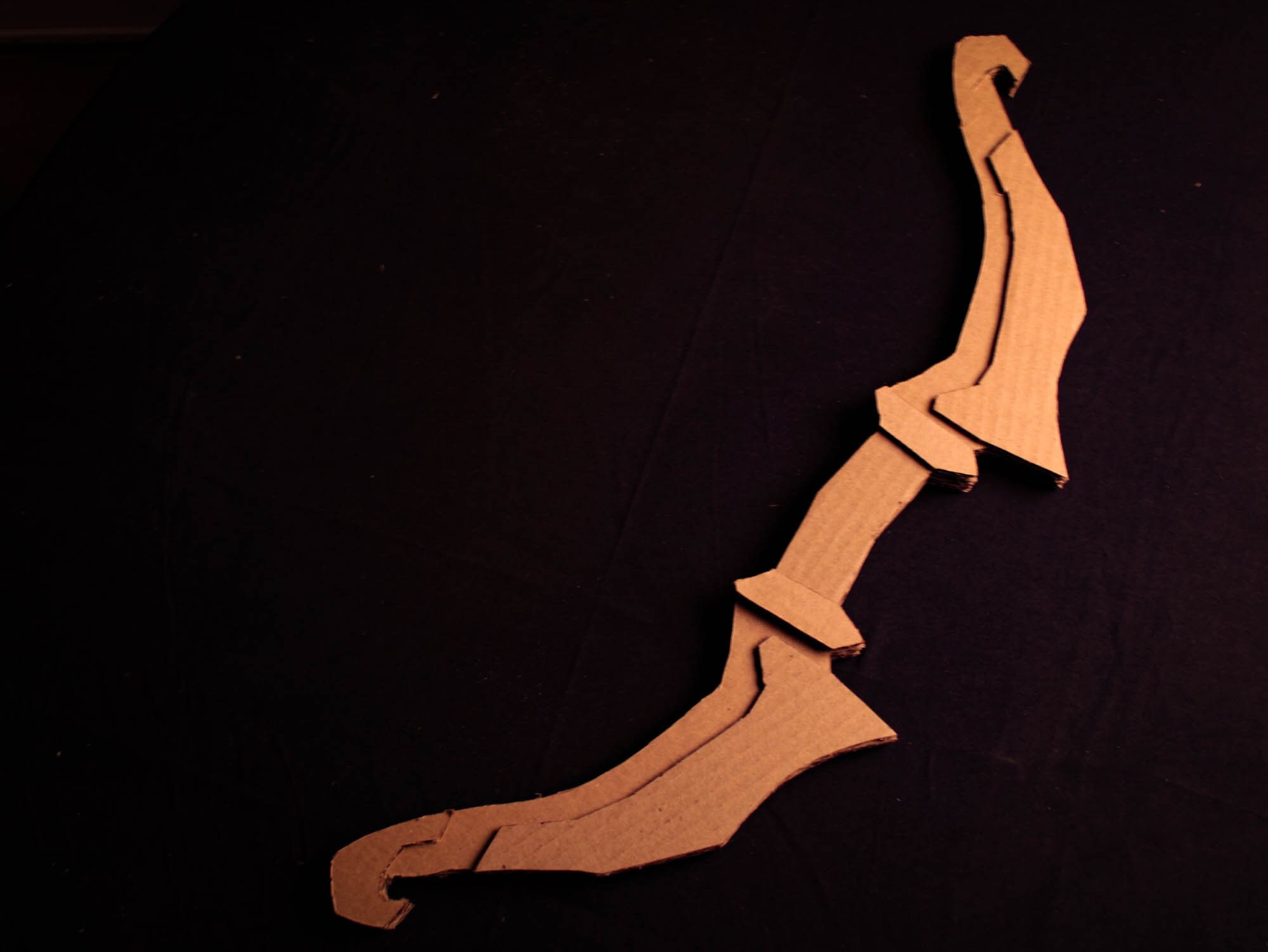 Gorgon Bow || PDF Printable Pattern Cardboard Bow, Recyle DIY Craft ...