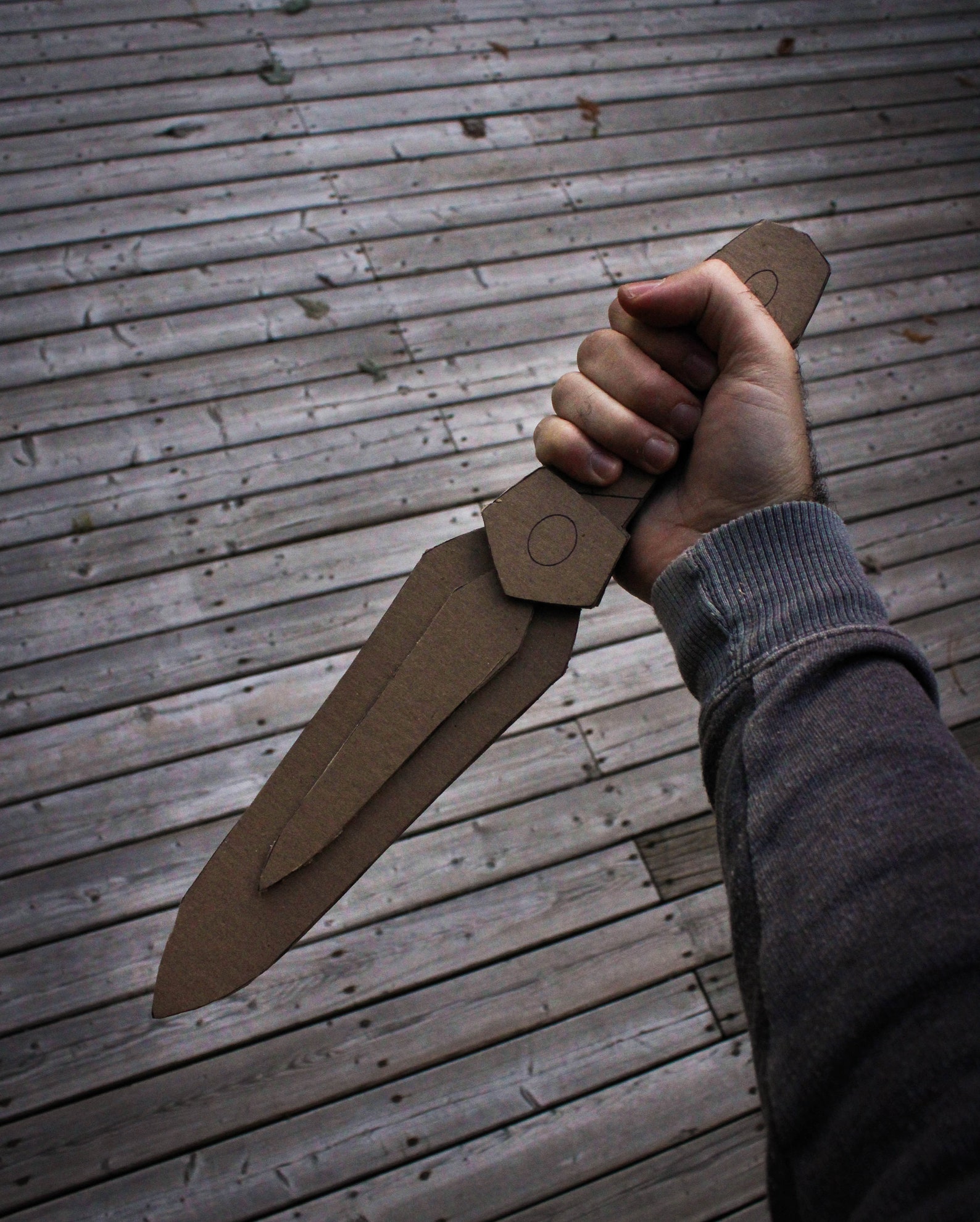 Banded Dagger PDF Printable Pattern Cardboard Sword Recyle - Etsy