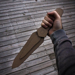 Banded Dagger || PDF Printable Pattern Cardboard Sword, Recyle DIY ...