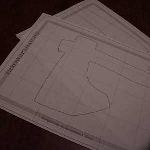 Throwing Hatchet || PDF Printable Pattern Cardboard Axe, Recyle DIY ...
