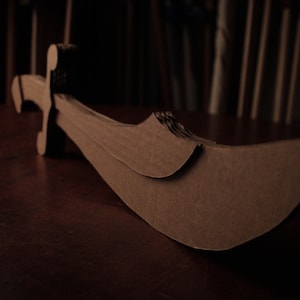 Arabian Knight's Scimitar || PDF Printable Pattern Cardboard Sword ...