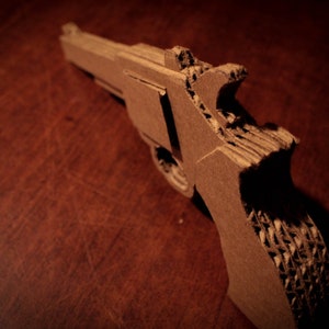 A Revolver Named Amigo || PDF Printable Pattern Cardboard Pewpew, Toy ...