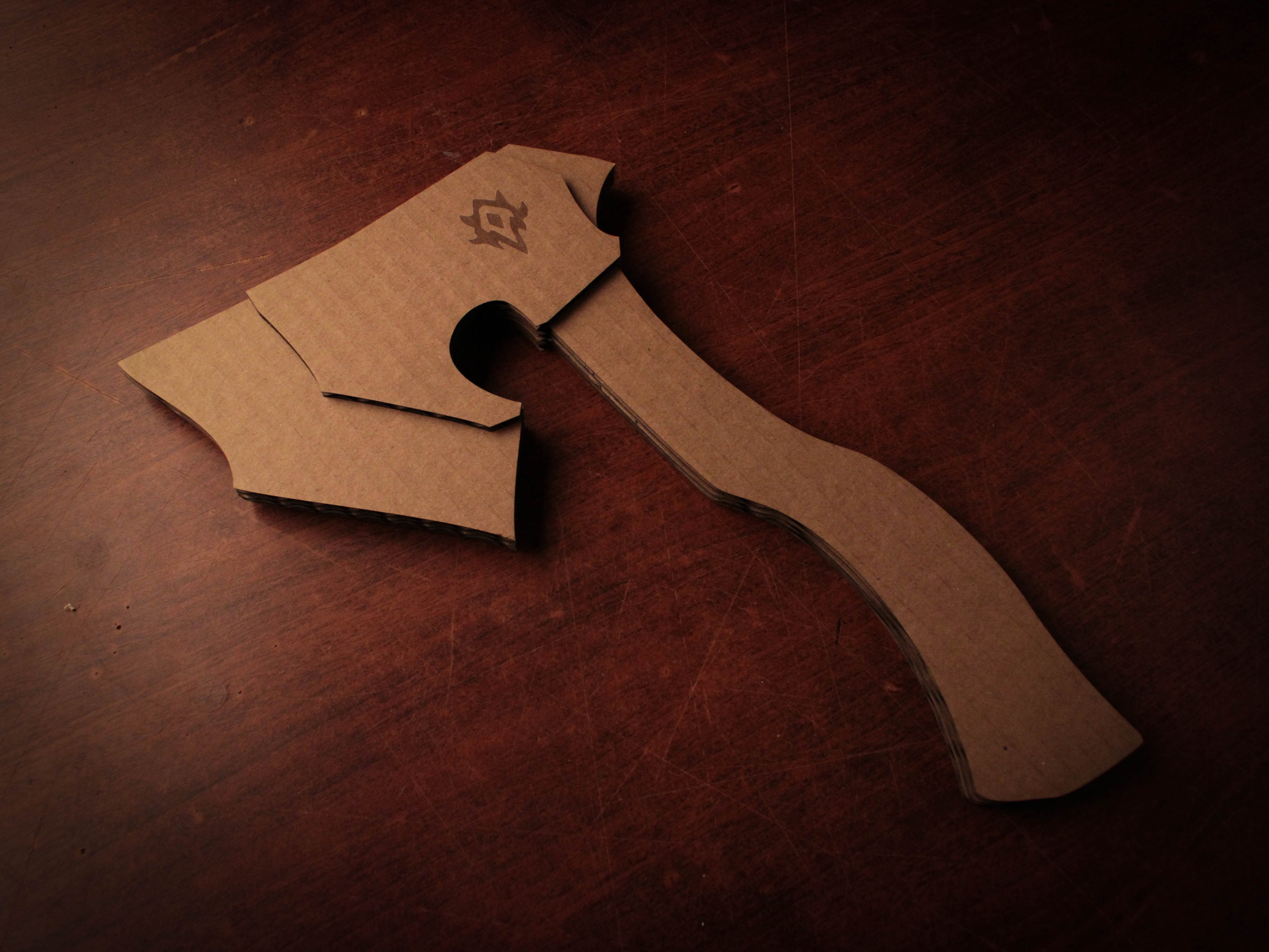 Orkax PDF Printable Pattern Cardboard Orc Axe Recyle DIY - Etsy