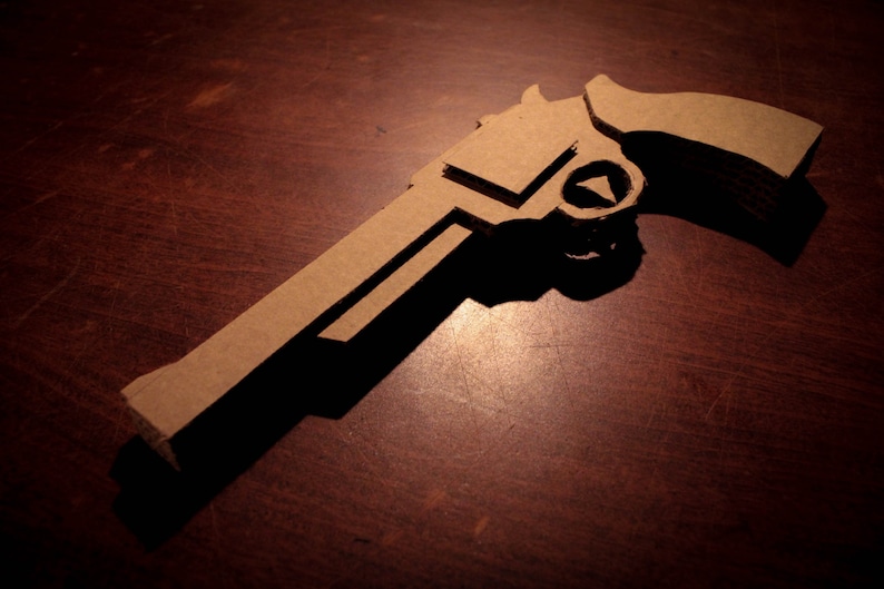 A Revolver Named Amigo || PDF Printable Pattern Cardboard Pewpew, Toy ...