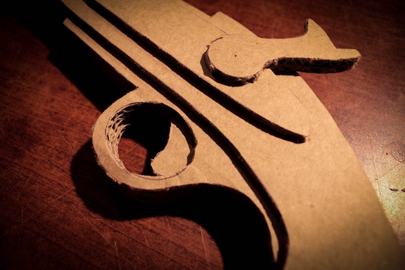 Landlubber Flintlock || PDF Printable Pattern Cardboard Pewpew, Toy ...