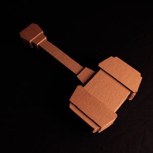 THUNDERGOD || PDF Printable Pattern Cardboard Hammer, Toy Sword Fantasy ...