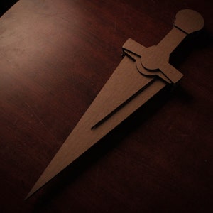 Scalepiercer Short Sword || PDF Printable Pattern Cardboard Sword, Toy ...