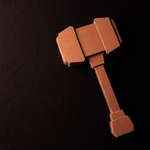 THUNDERGOD || PDF Printable Pattern Cardboard Hammer, Toy Sword Fantasy ...
