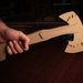 Houndstooth Hatchet || PDF Printable Pattern Cardboard Axe, Recyle DIY ...